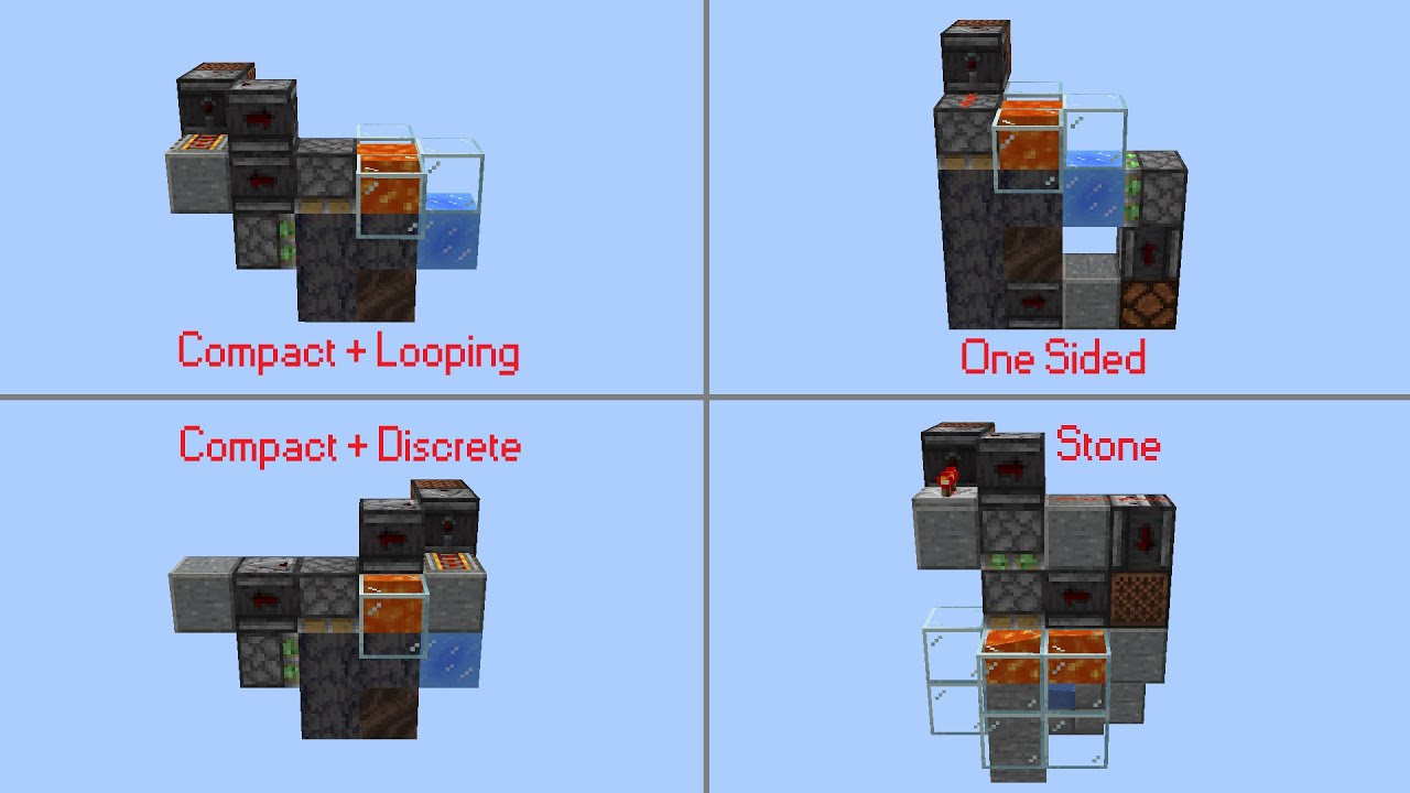 Tileable Reliable Basalt and Stone Generators in Minecraft - YouTube