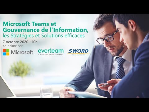 Teams et Gouvernance de l’information, Stratégies et Solutions ...