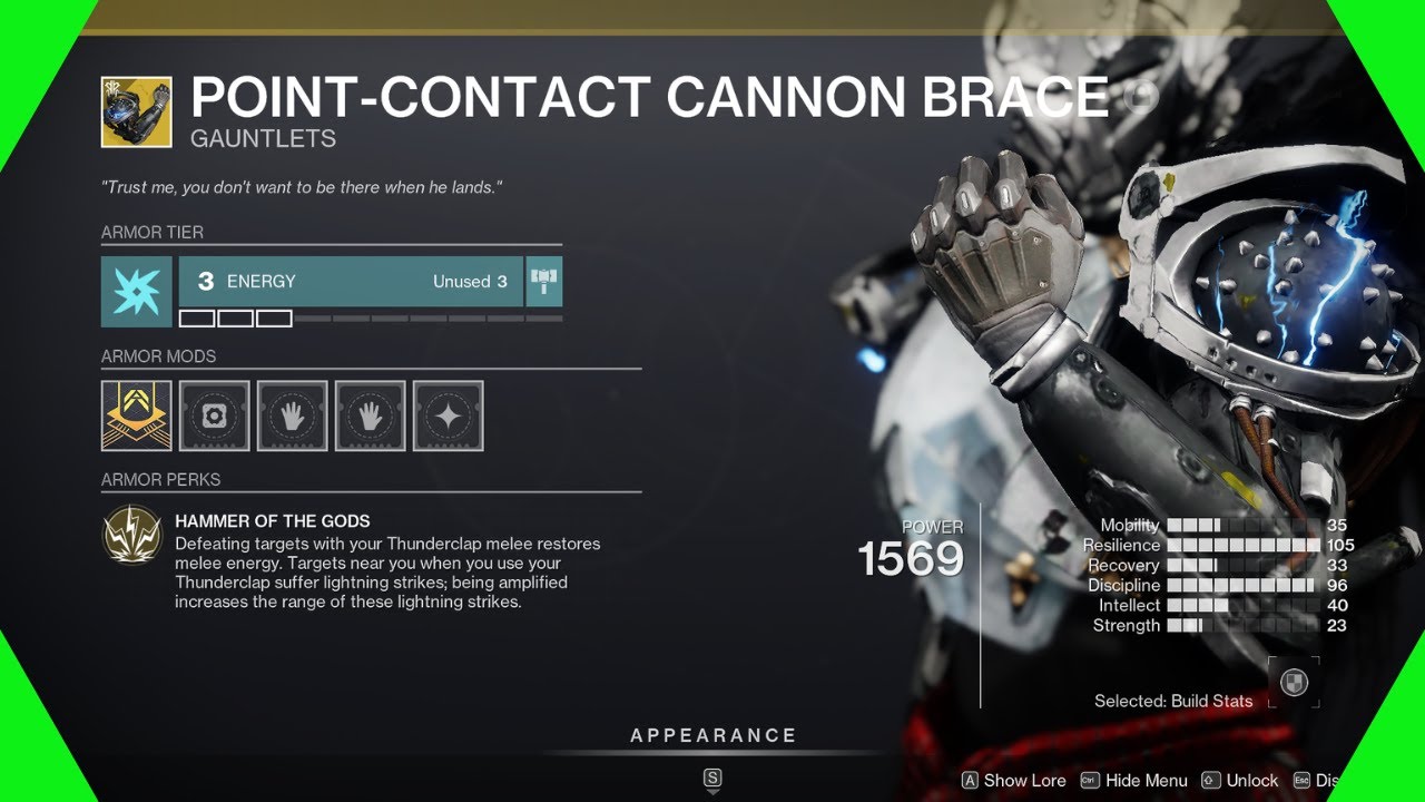 New Titan exotic Point-Contact Cannon Brace showcase - YouTube