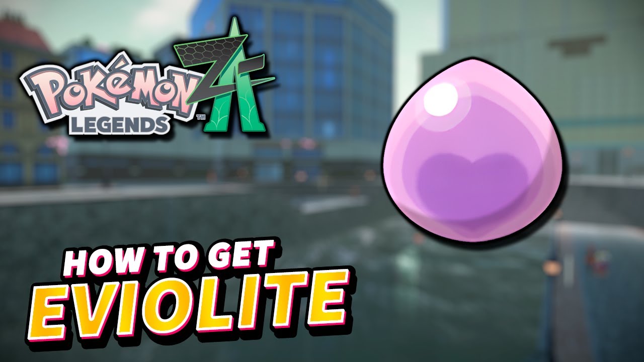 Pokemon Legends Z-A EVIOLITE LOCATION - YouTube