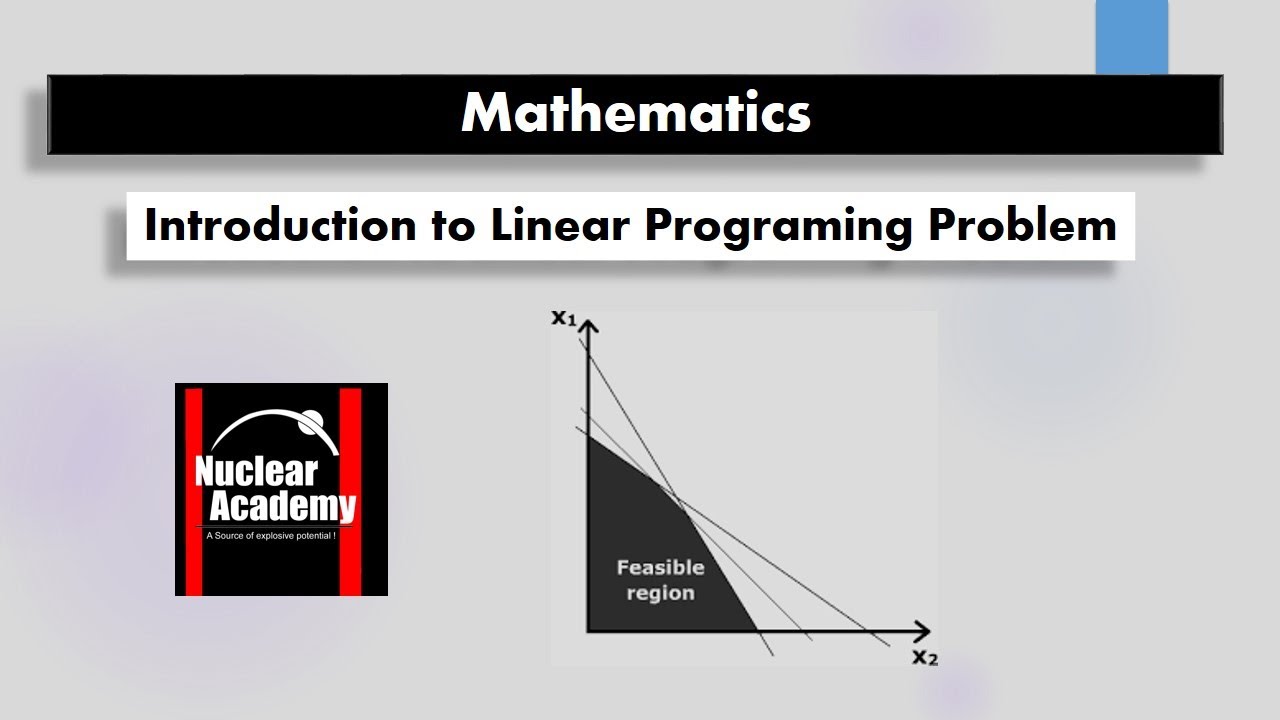 Introduction To Linear Programming Problem From 12th Std Maharashtra Board Syllabus Youtube