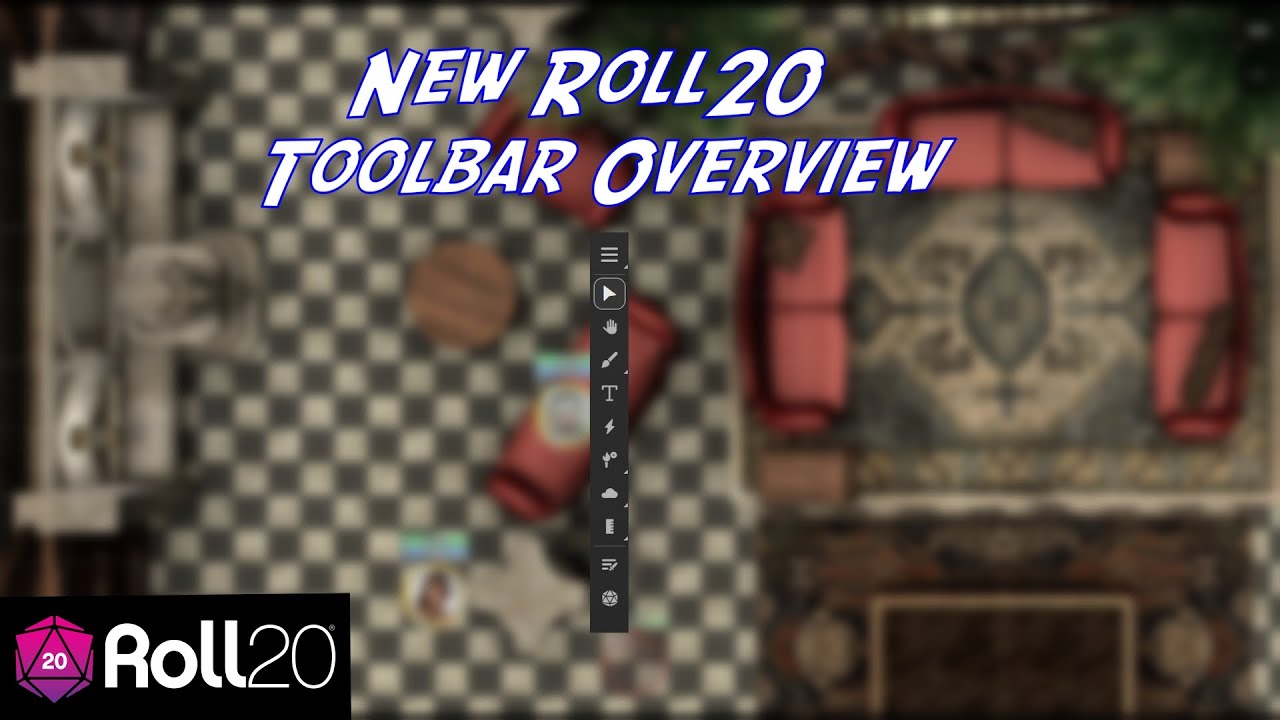 Overview of the New Roll20 Toolbar - YouTube