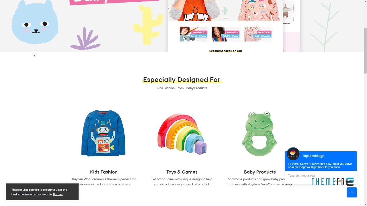 Hayden - Kids Store WooCommerce Theme Radclyffe Poghos - YouTube