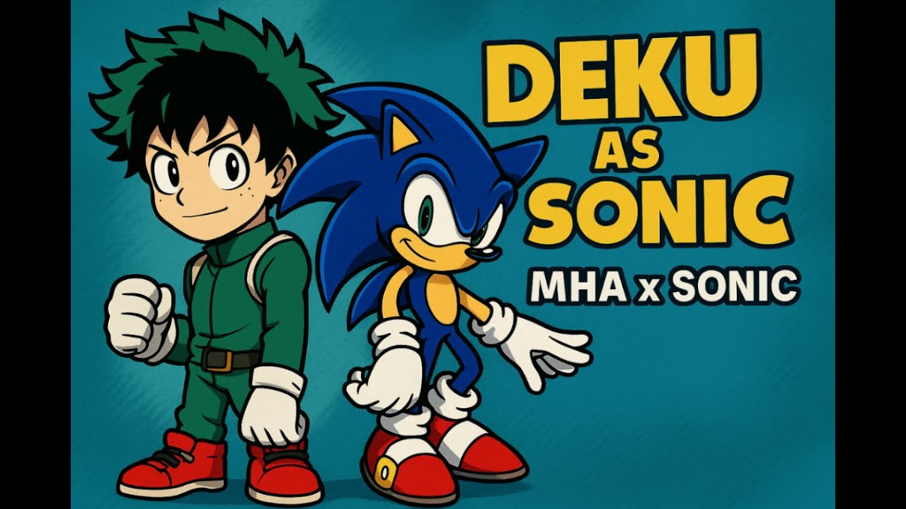 [Phone.V] Deku as Sonic The Hedgehod. MHA x Sonic The Hedgehog. - YouTube