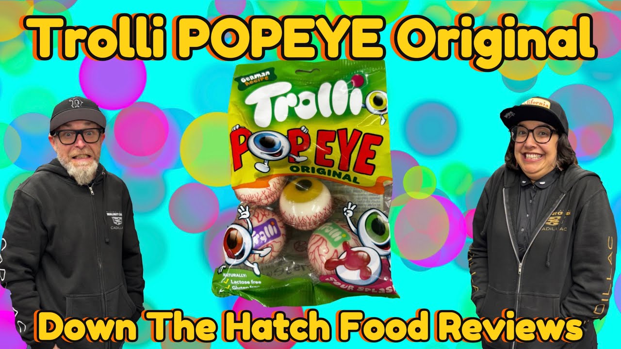 Trolli POPEYE original gummies #europe #candy #review - YouTube