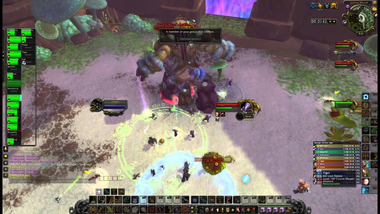 Warlords of Draenor Beta Raid Testing: Brackenspore Mythic - YouTube