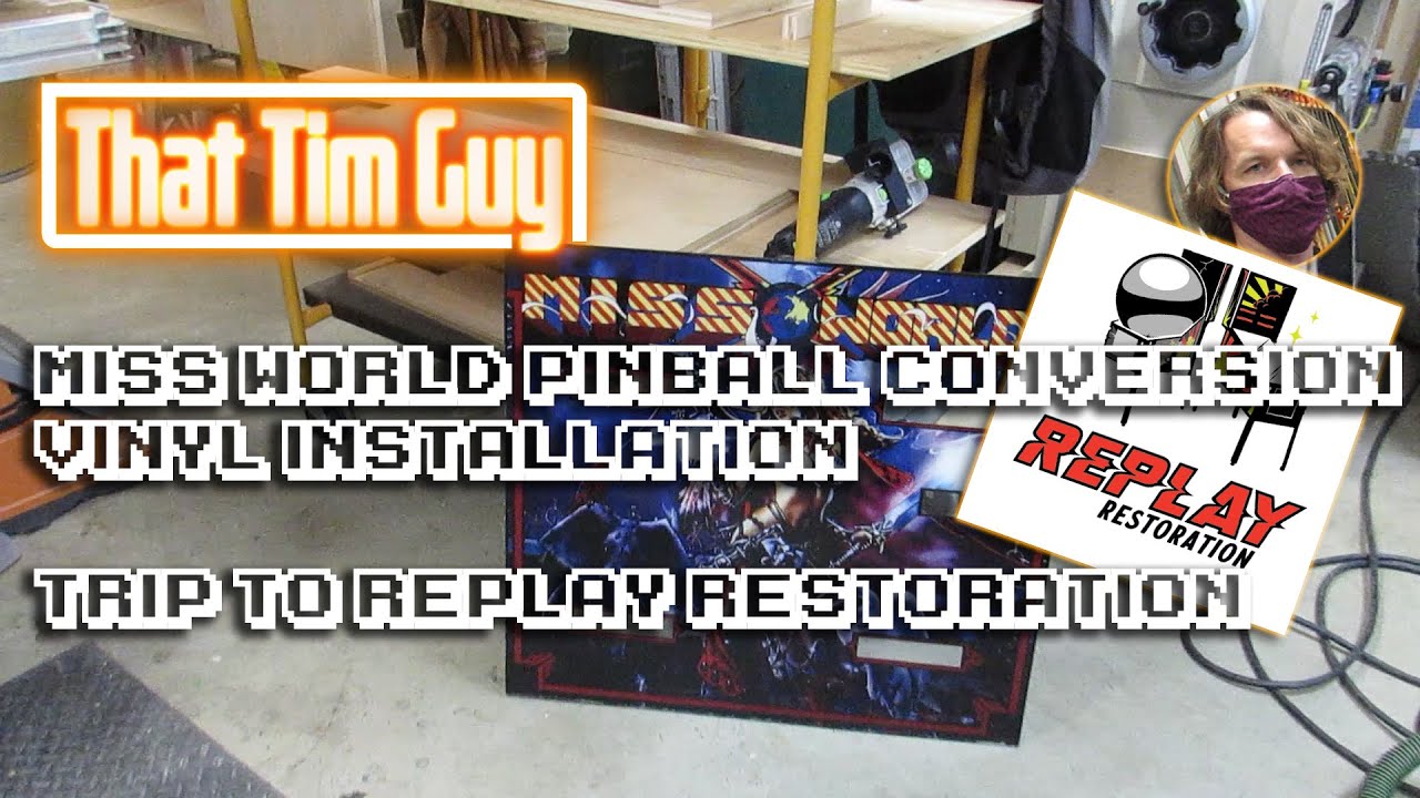 Miss World Pinball (SUPER RARE Conversion) Vinyl Installation & Trip to ...
