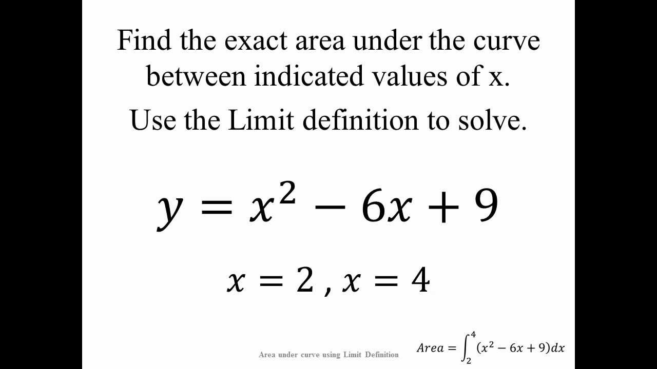 Area Under A Curve Using Limit Definition YouTube area-under-a-curve-using-limit-definition-youtube
