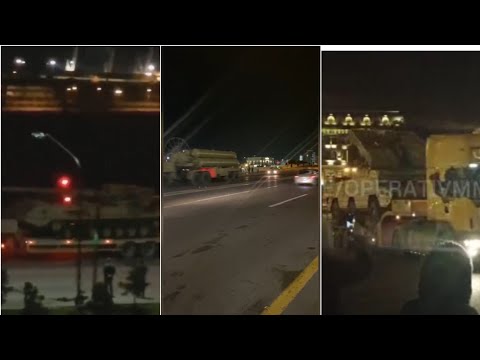 Parad üçün hərbi texnikalar artıq Bakıdadır