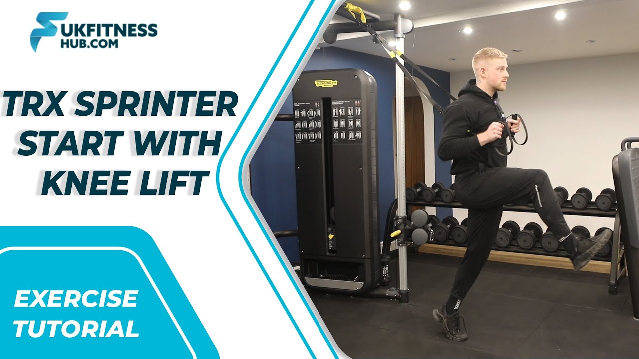 Exercise Tutorial: TRX Sprinter Start With Knee Lift - YouTube