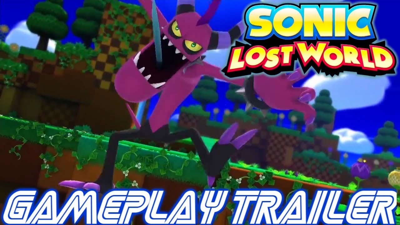 Sonic Lost World *New* Gameplay Trailer - YouTube