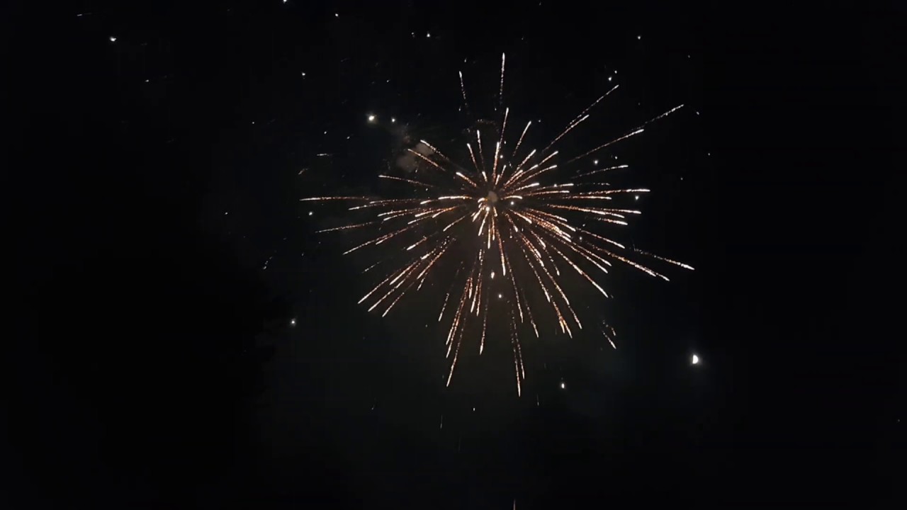 Graduation fireworks - YouTube