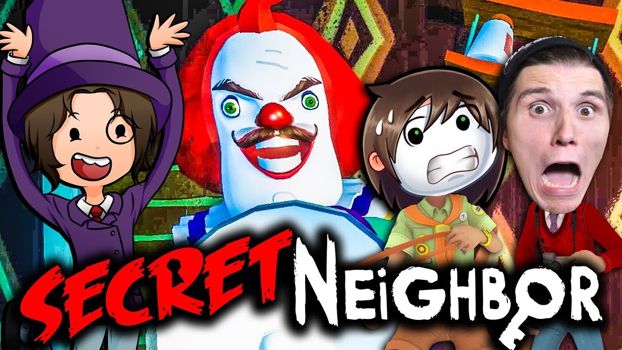 Der NACHBAR verwandelt sich in einen CLOWN Secret Neighbor (Hello ...