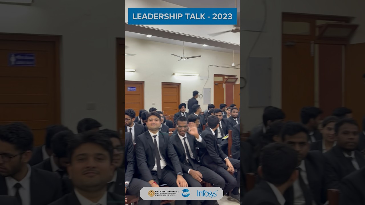 An incredibly motivating and insightful day,Leadership Talk by Infosys at DSE MBA IB #dse#du#mba ...