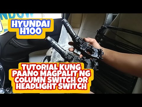 HYUNDAI H100, Paano tanggalin ang manibela, at paano magpalit ng column ...