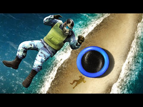 GTA 5 Spec Ops Soldier • Epic Trampoline Jumps and Fails! (No godmode)