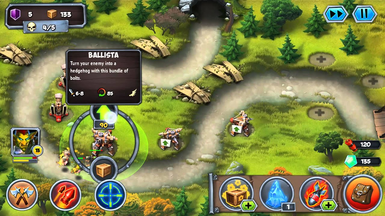 Goblins defenders 2 level DEEPER AND DEEPER Heroic android gameplay ...