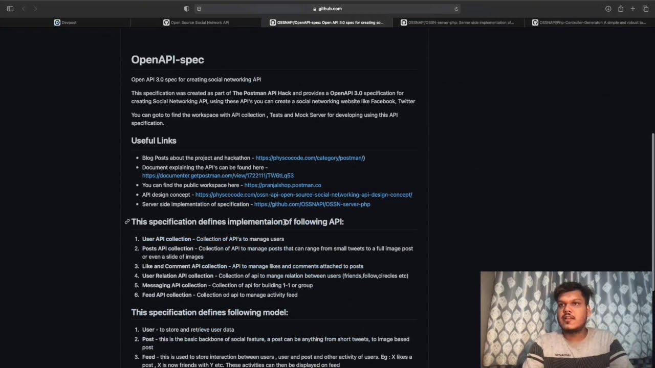 OSSNAPI - Postman API Hackathon - YouTube