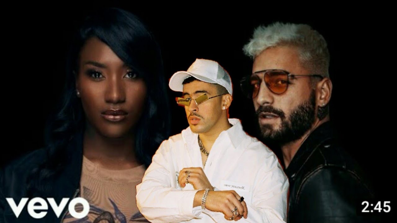 aya nakamura ft maluma ft bad bunny- Djadja Remix 2 (music vídeo) - YouTube