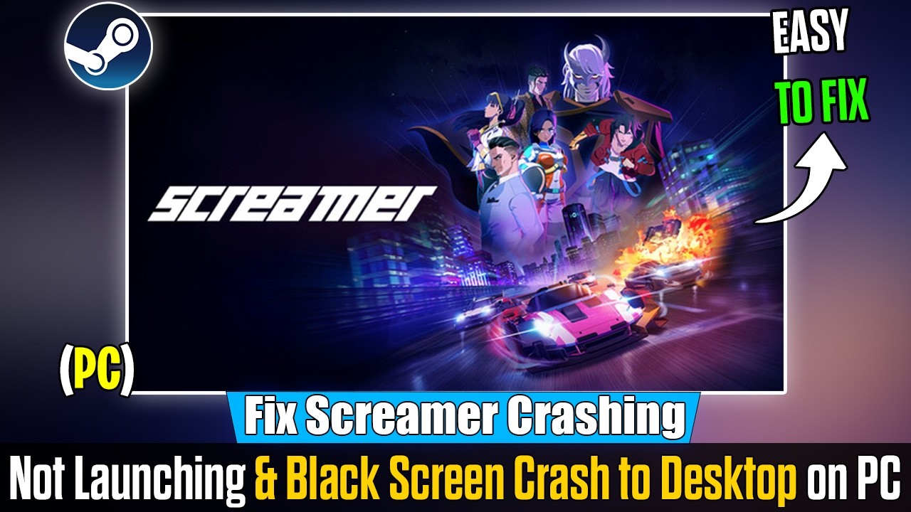 Fix Screamer Crashing, Not Launching & Black Screen | PC Crash to ...