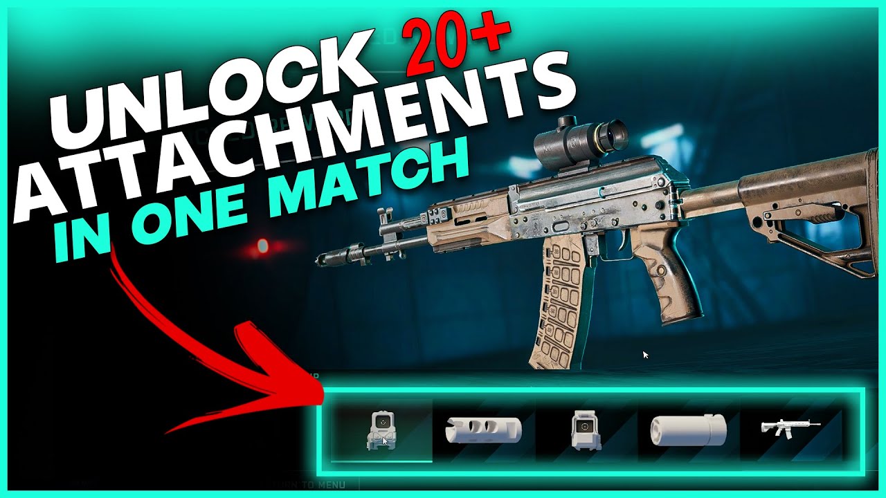 How to Unlock ALL Weapon Attachments the FASTEST Way in Battlefield ...