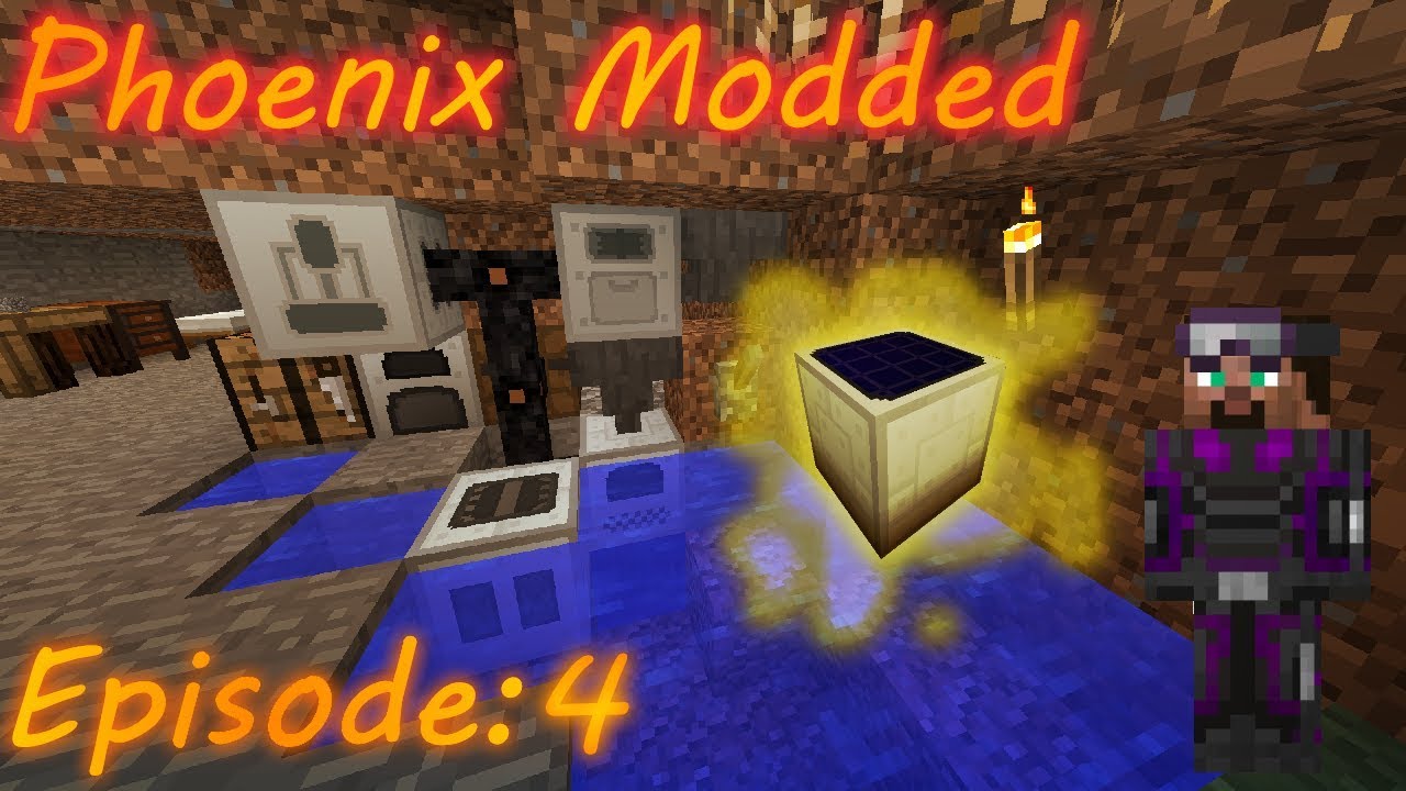 Minecraft: Phoenix Modded Survival Ep.4: Energy from the Sun! - YouTube