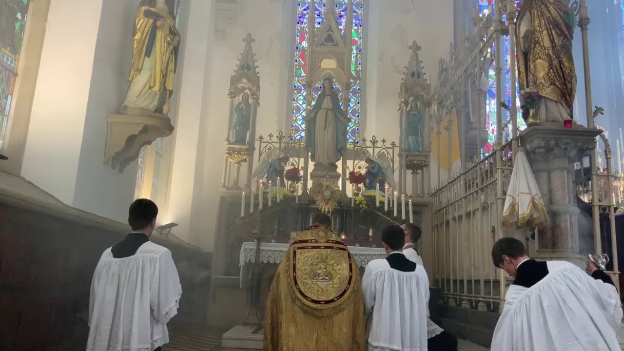 ICKSP Preston Corpus Christi Deanery Procession - YouTube