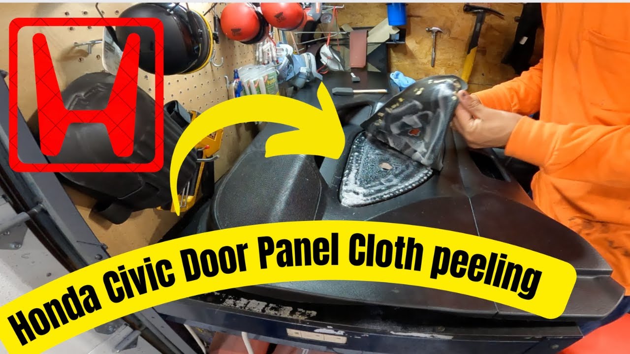 How To Repair Fabric Falling/Peeling Off A Door Panel - YouTube