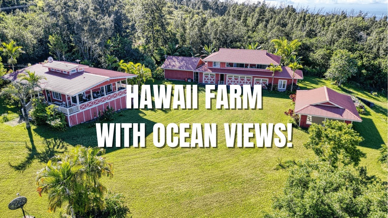 Hawaii Paradise! 7.1 Acre Oceanview Farm in Captain Cook - YouTube