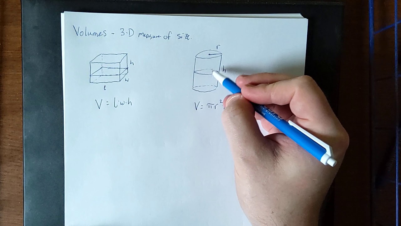 Volumes of three dimensional objects - YouTube