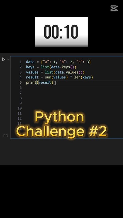 Can You Solve This Python Dictionary Puzzle? 🐍 #PythonChallenge - YouTube