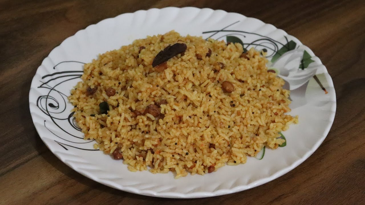 Tomato Puliyogare Recipe || Tomato Pulihore || Tomato Rice Recipe - YouTube