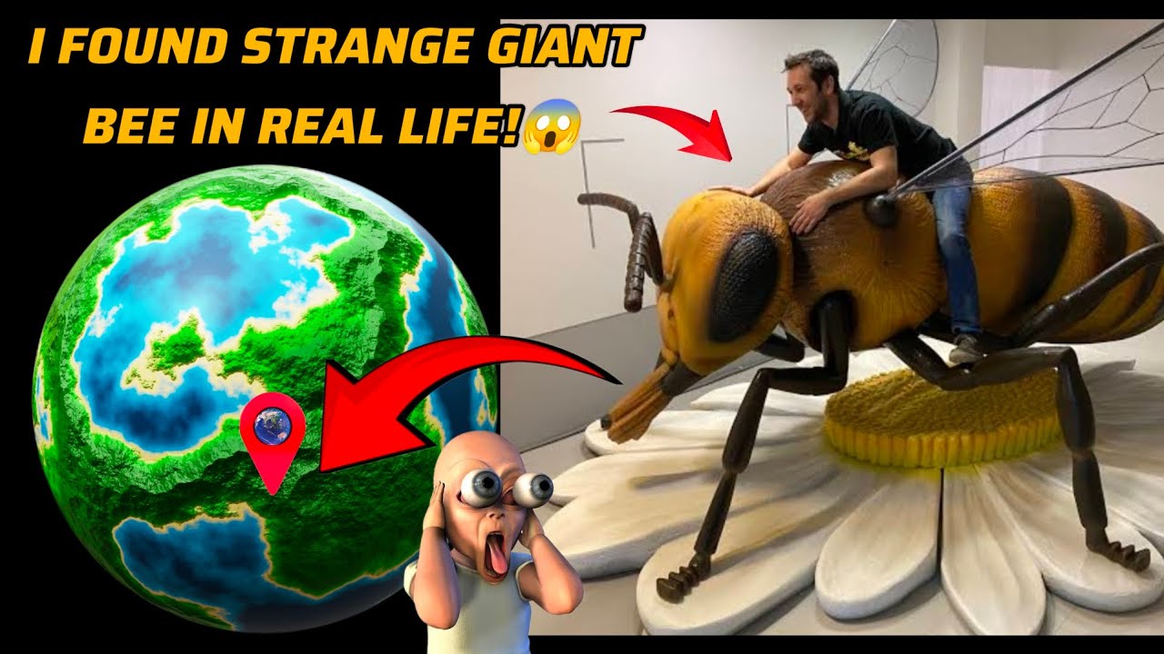Giant Bee In Real Life Found On Google Earth And Google Map! 😱 - YouTube
