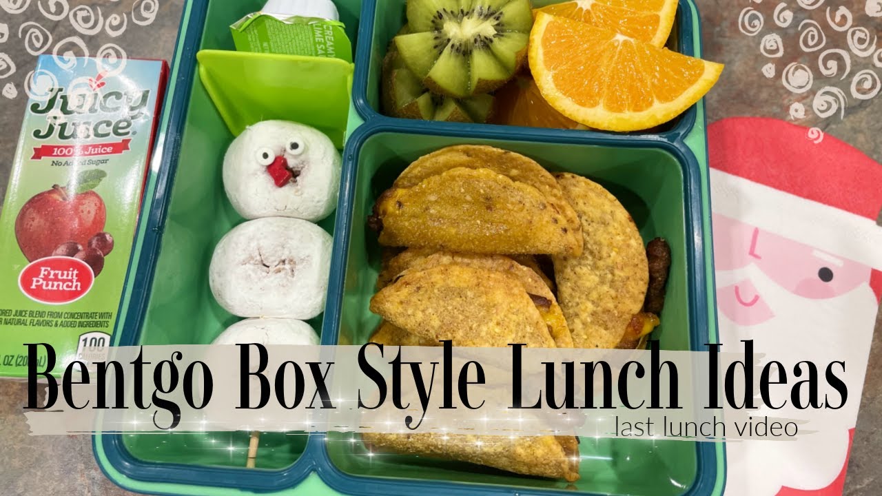 Bentgo Box Style Lunch Ideas | *New Omie Box* | Last Video of the year ...