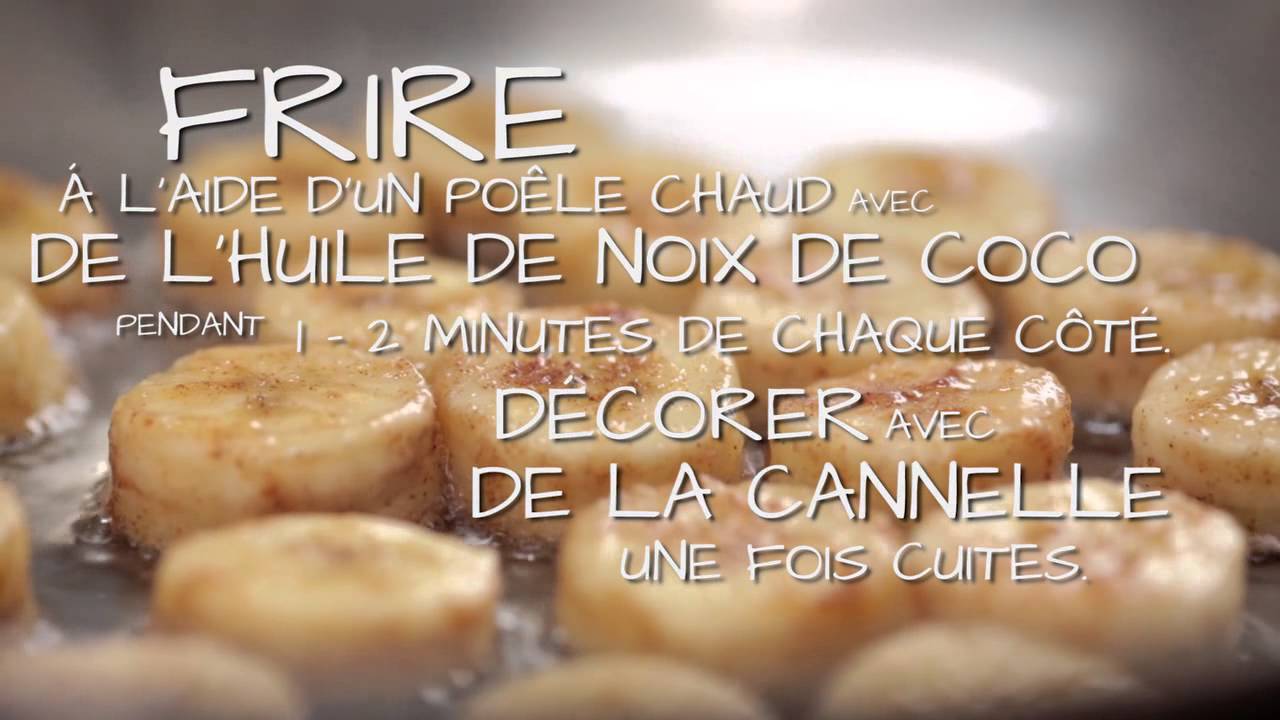 Saveur.ca - Bananes frites avec du miel - YouTube