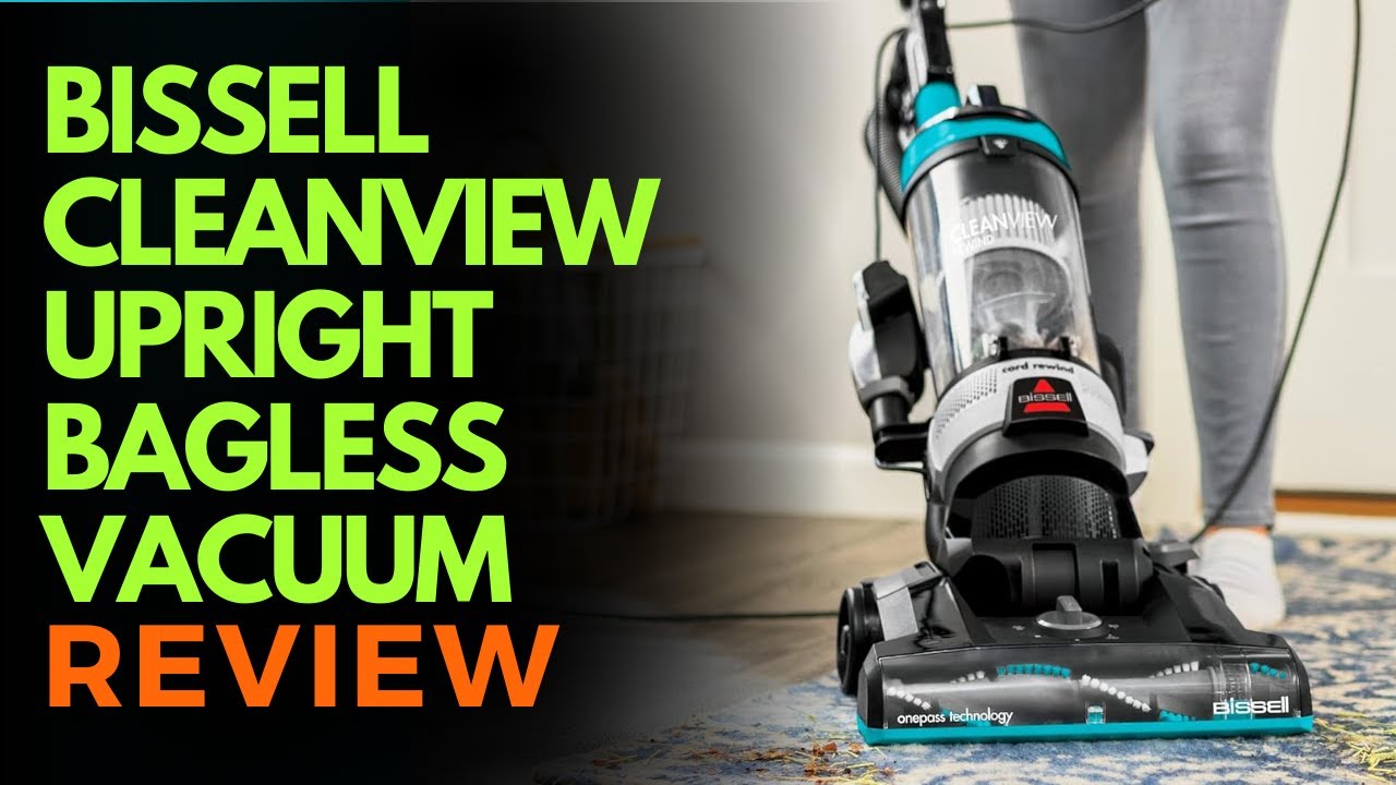 BISSELL CleanView Rewind Upright Bagless Vacuum Review - YouTube