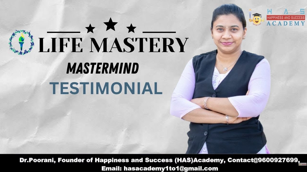 Life mastery - Mastermind session - JUNE 2024 - TESTIMONIAL - YouTube