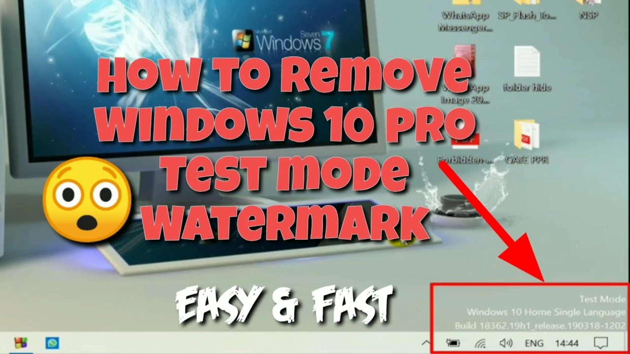 How to Disable test mode on windows 7/8/10 2020 || Test mode ko kaise ...