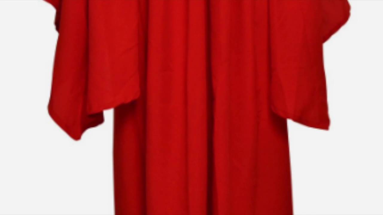 ELEGANCE OF ACADEMIA PHD RED GOWN WITH FACINGS - YouTube