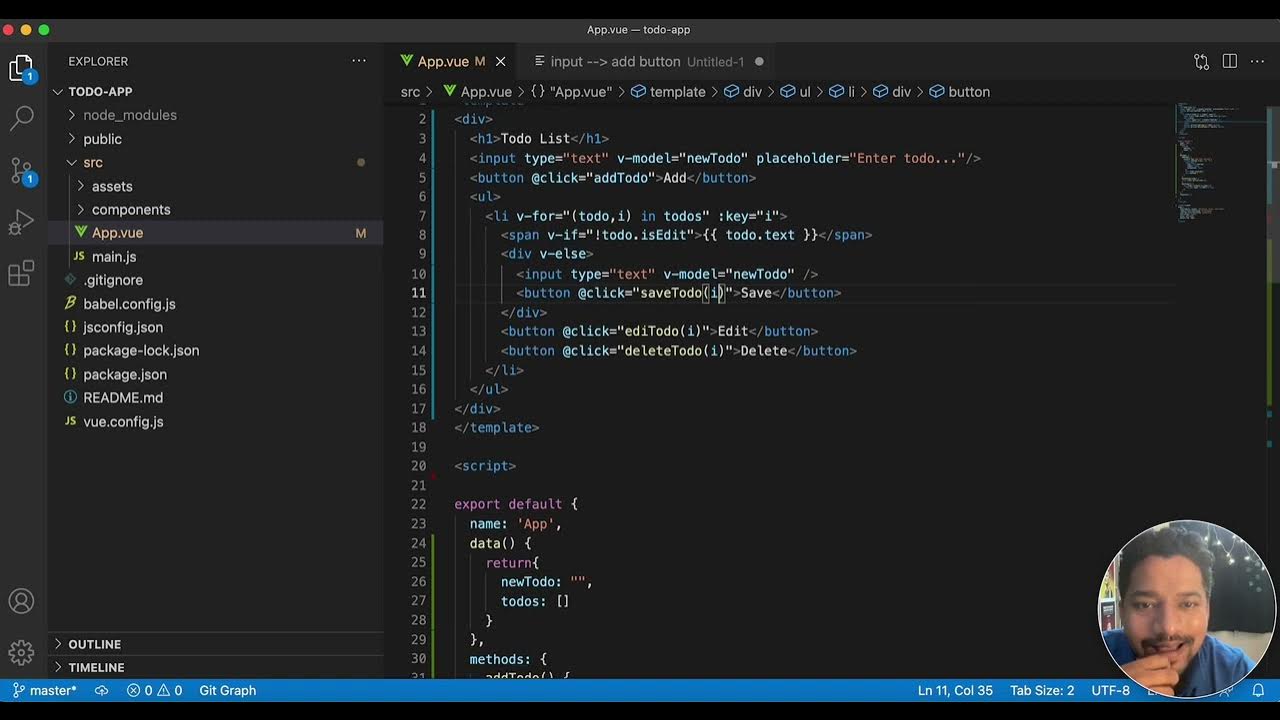 Editing And Completing Tasks In Vuejs Todo App Advanced Features