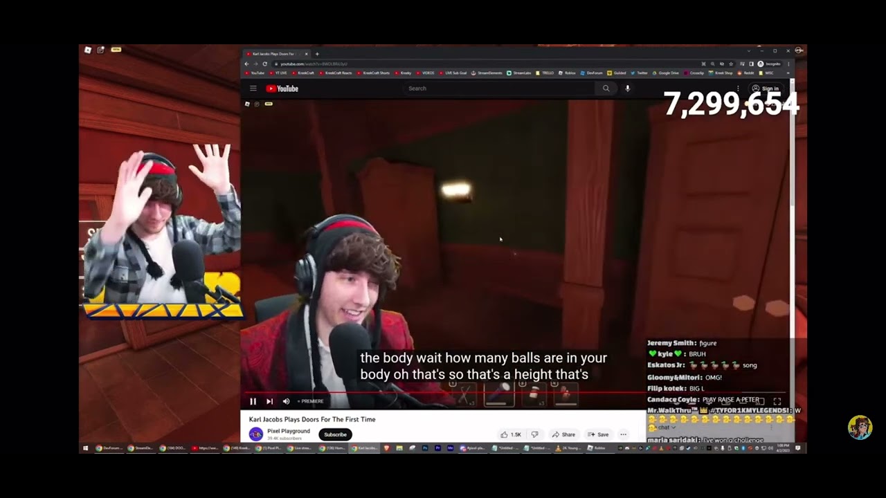 Kreekcraft sus in live stream | playing with Karl Jacobs - YouTube