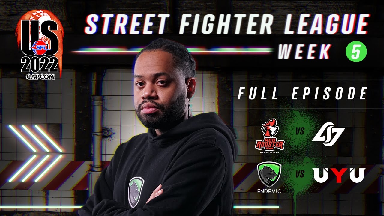 Street Fighter League Pro-US 2022 Week 5 - Red Rooster vs. CLG, Endemic vs. UYU - YouTube