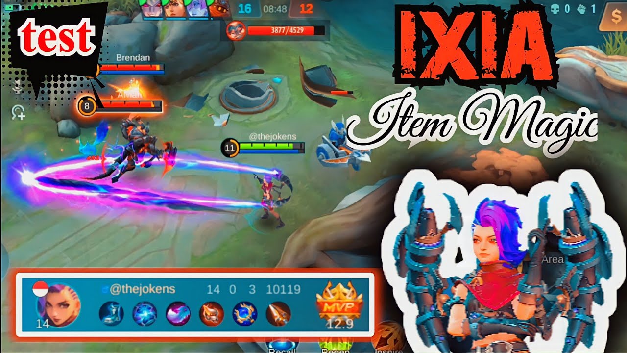 TEST ITEM BUILD MAGIC IXIA - Mobile Legends - YouTube