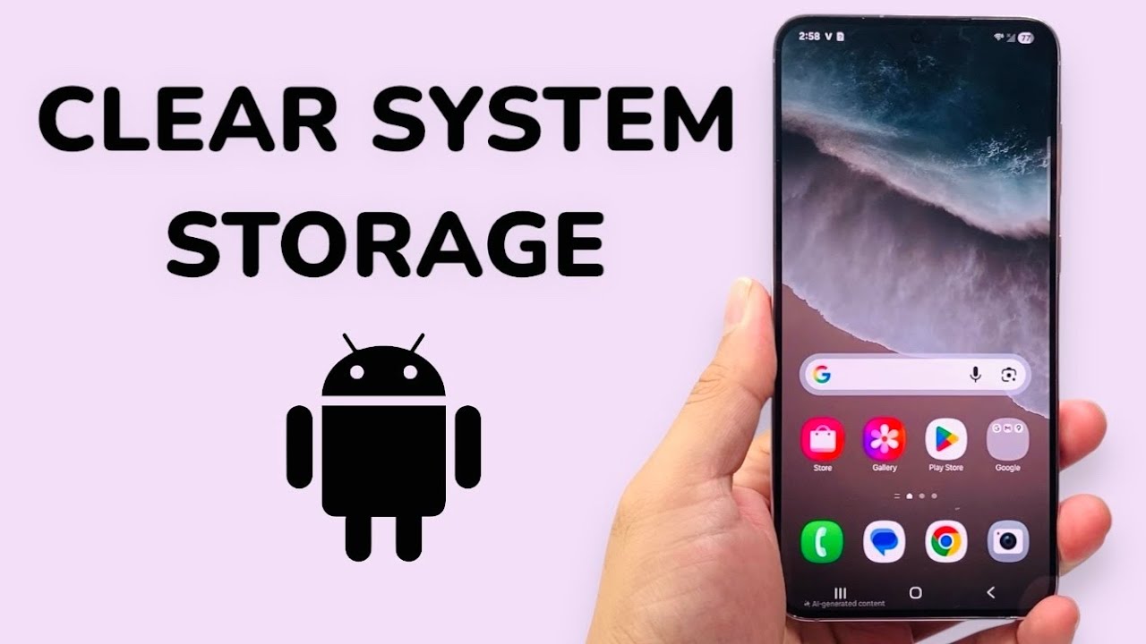How To Clear System Storage On Android Phone - YouTube