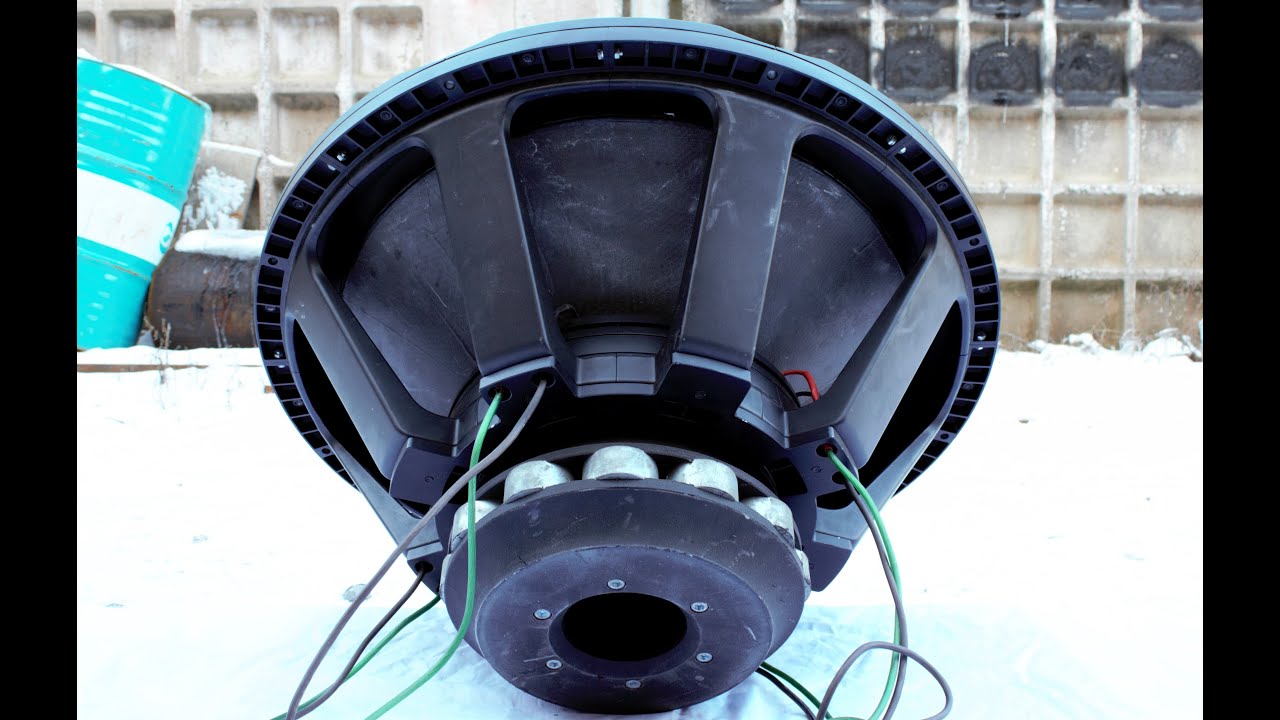 Разминка 32-дюймового сабвуфера Deaf Bonce! - YouTube