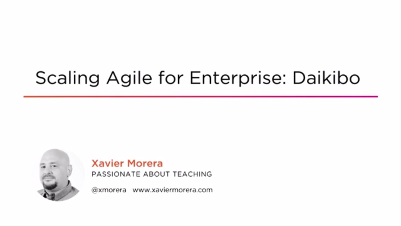 Course Preview: Scaling Agile for Enterprise: Daikibo - YouTube