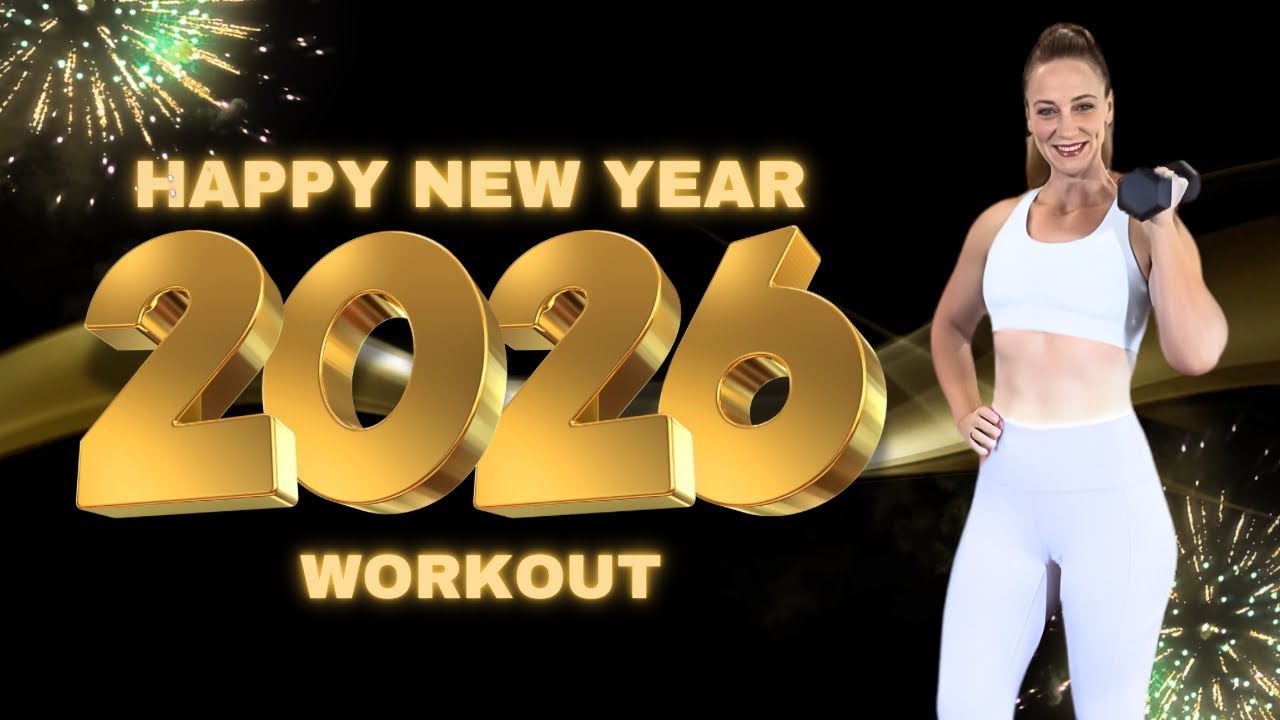 Happy New Years Workout 2026!! No Repeat, All Standing, Weights ...