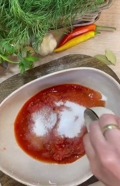 ВЫ СТАНЕТЕ ФАНАТОМ ,ЭТОЙ ОСТРОЙ АДЖИКИ 🌶🍅🫑 - YouTube