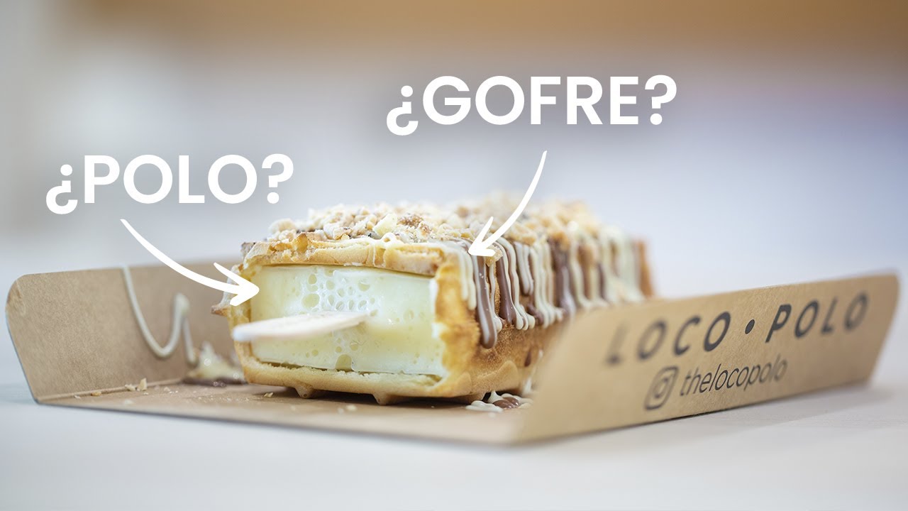 Un GOFRE relleno de POLO HELADO?! 😱 Presentamos el nuevo HOT POLO 🤤 ...