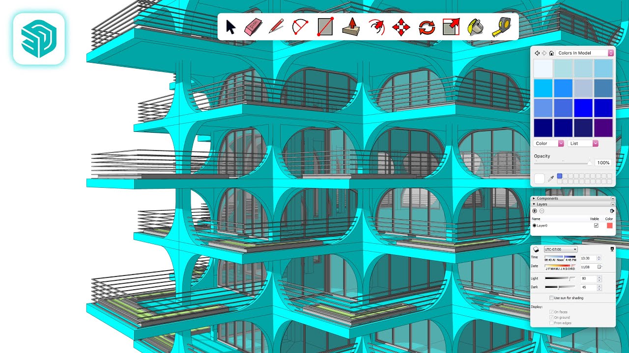 SketchUp for Architects: How to Create a 3D Model of the Tel Aviv ...